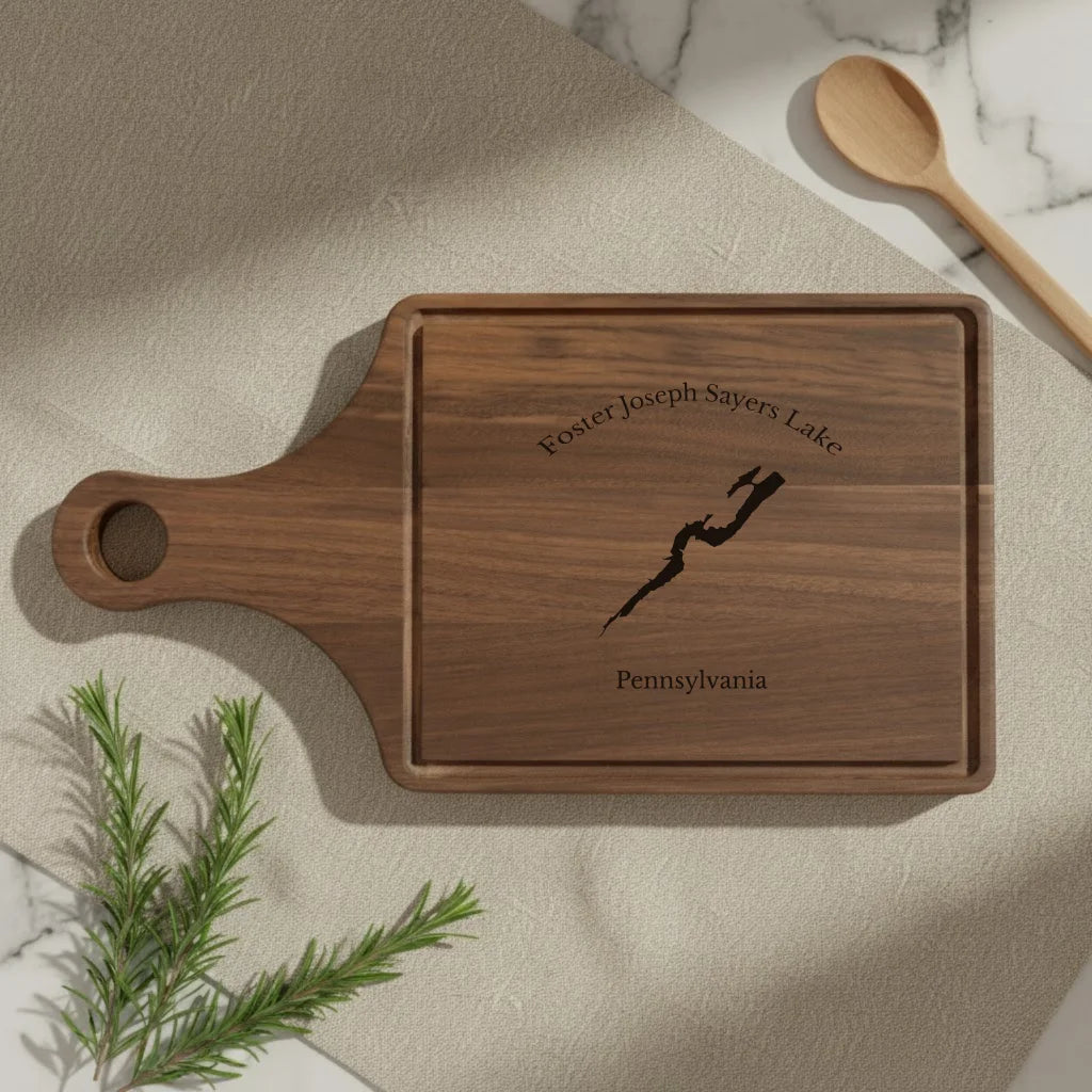 Engraved Cutting Board Foster Joseph Sayers Lake Pennsylvania – Lakecessory